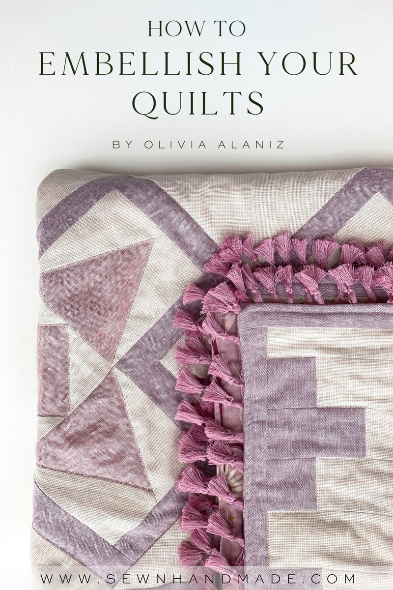 Embellish Your Modern Quilts – Sewn Modern Quilt Patterns by Amy Schelle