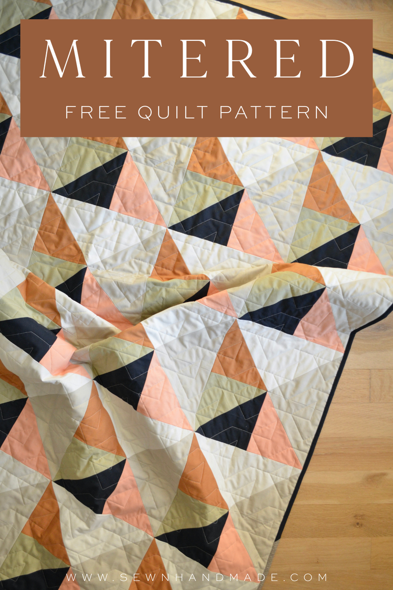 FREE Mitered Quilt Pattern! – Sewn Modern Quilt Patterns by Amy Schelle