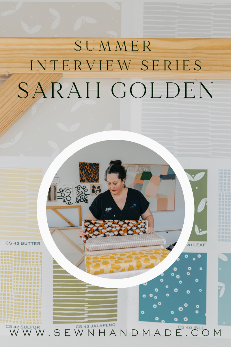 Surface Pattern Designer Series: Sarah Golden – Sewn Modern Quilt ...