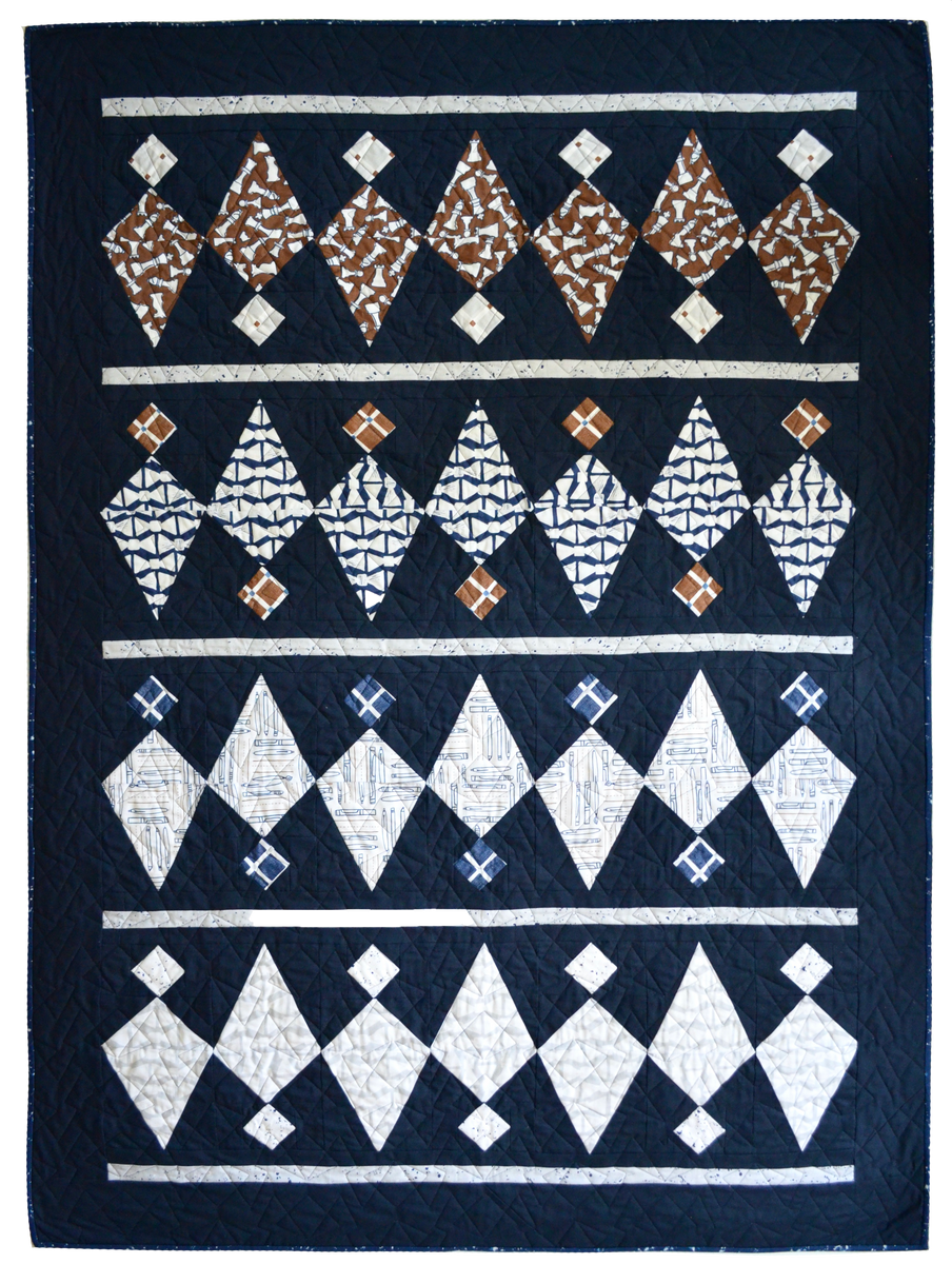 Henry Quilt PAPER Pattern – Sewn Modern Quilt Patterns by Amy Schelle